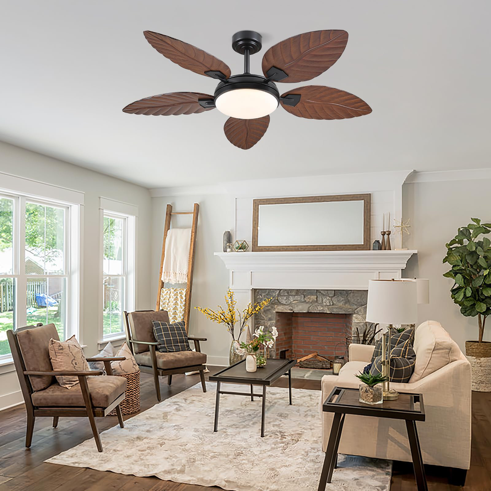 Bay Isle Home™ 52 Inch Tropical Ceiling Fans With Lights And Remote ...