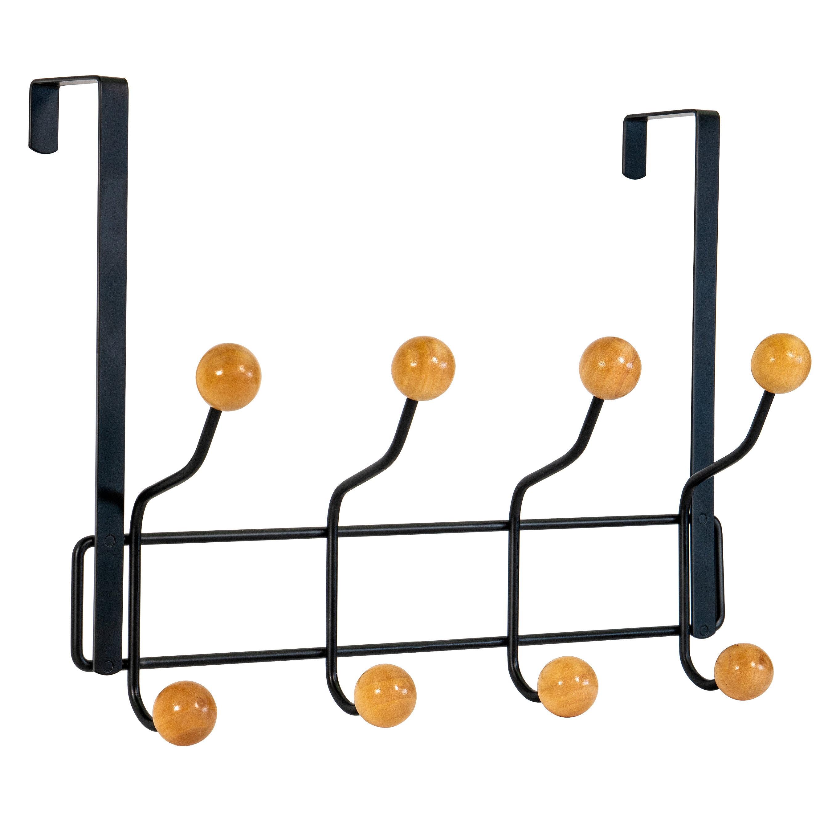 Rebrilliant Lynk Professional Home Over Door Hooks Rack - 8 Hook Over ...