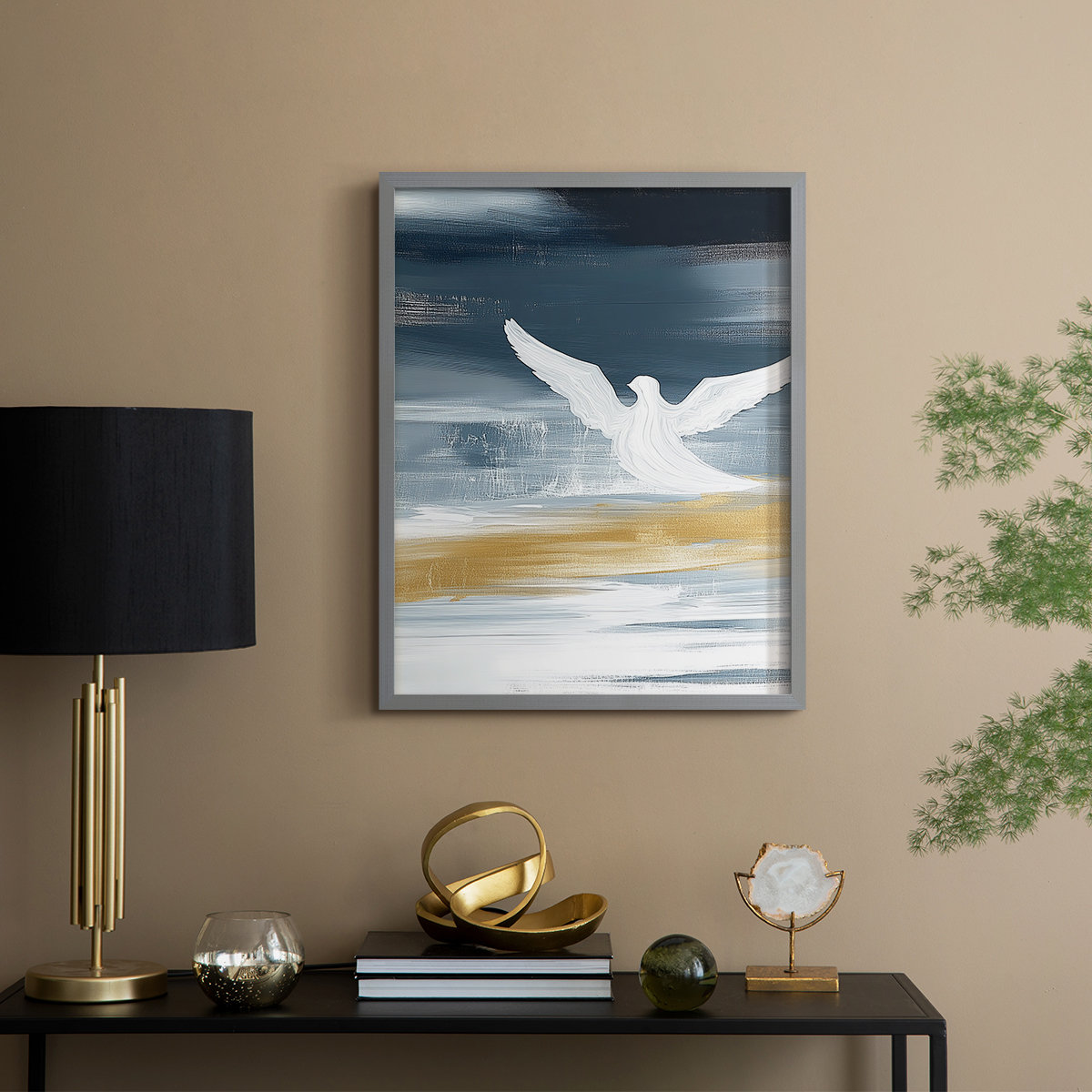 Alcott Hill® Christmas Holiday Art CCXIV Framed Print - Solid Wood ...