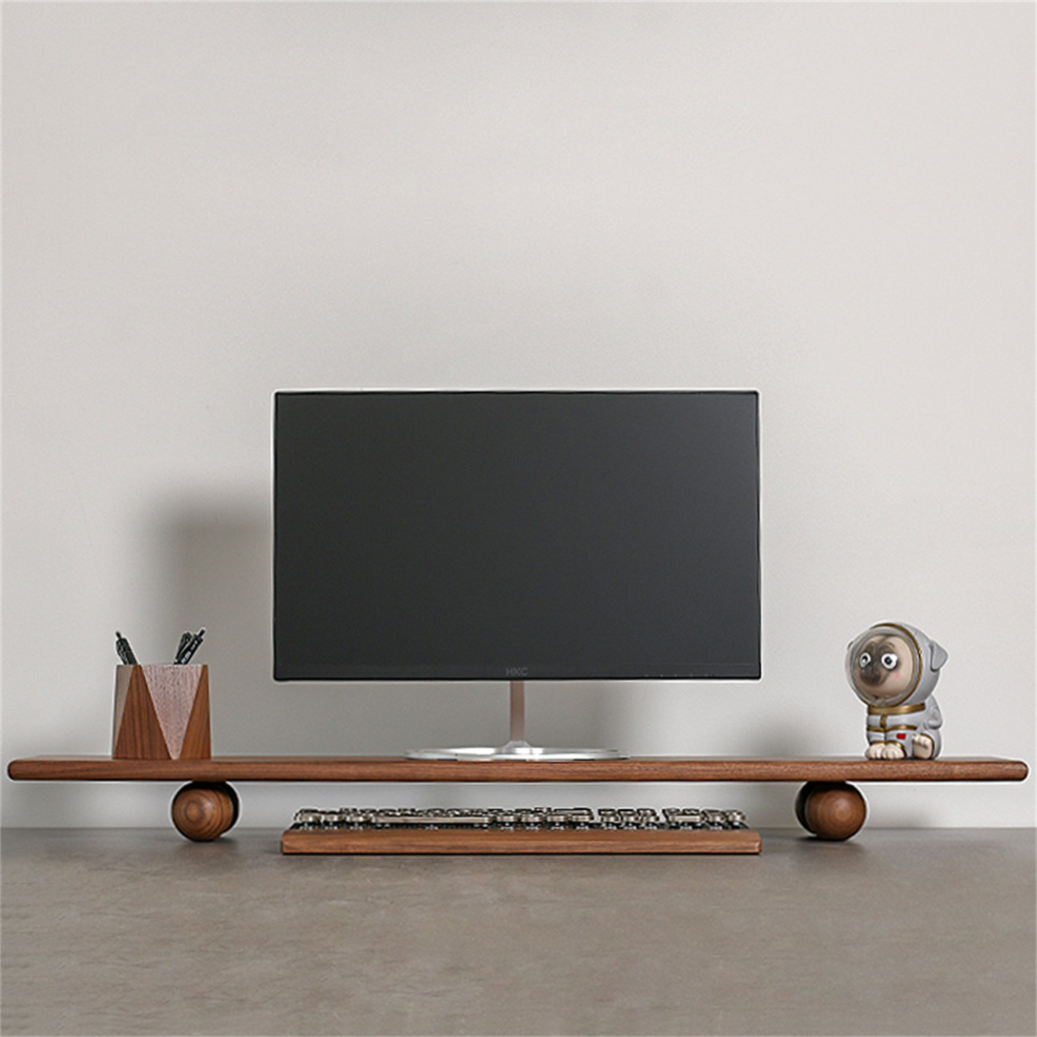 Orren Ellis Mahulena Manufactured Wood Monitor Stand | Wayfair