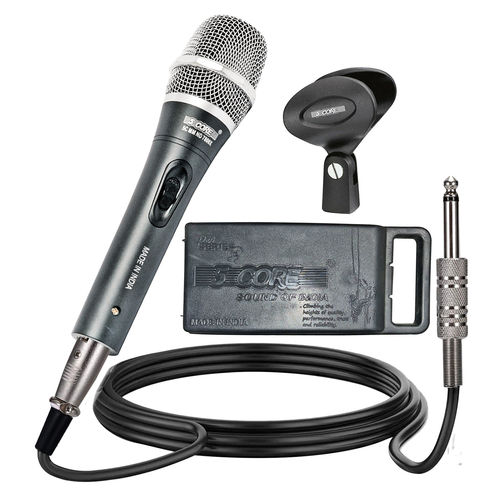 5 CORE Professional Dynamic Vocal Microphone Unidirectional Handheld ...