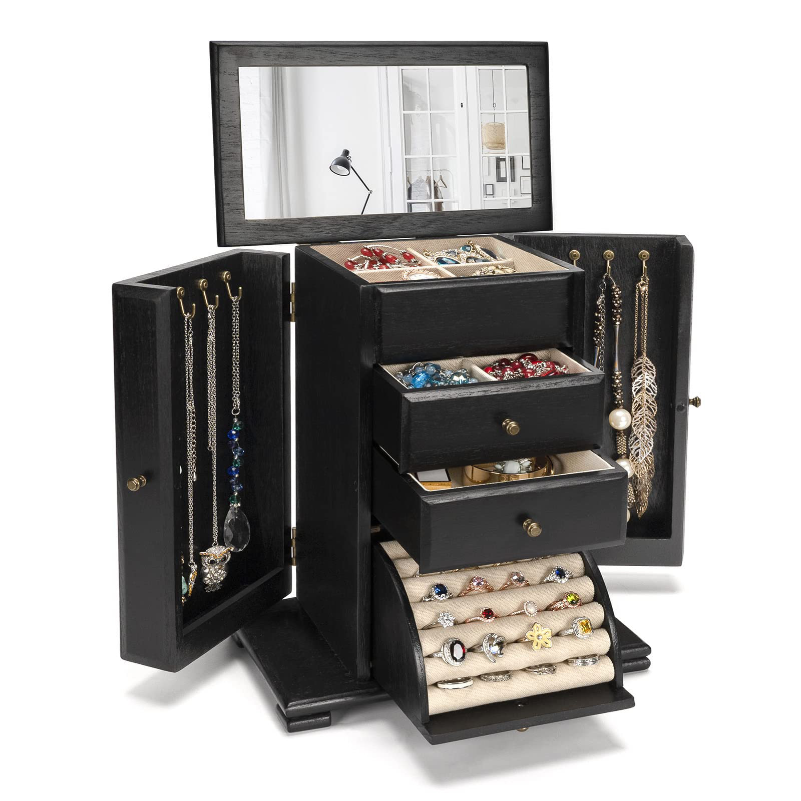 Red Barrel Studio® 4-Layer Jewelry Box | Wayfair