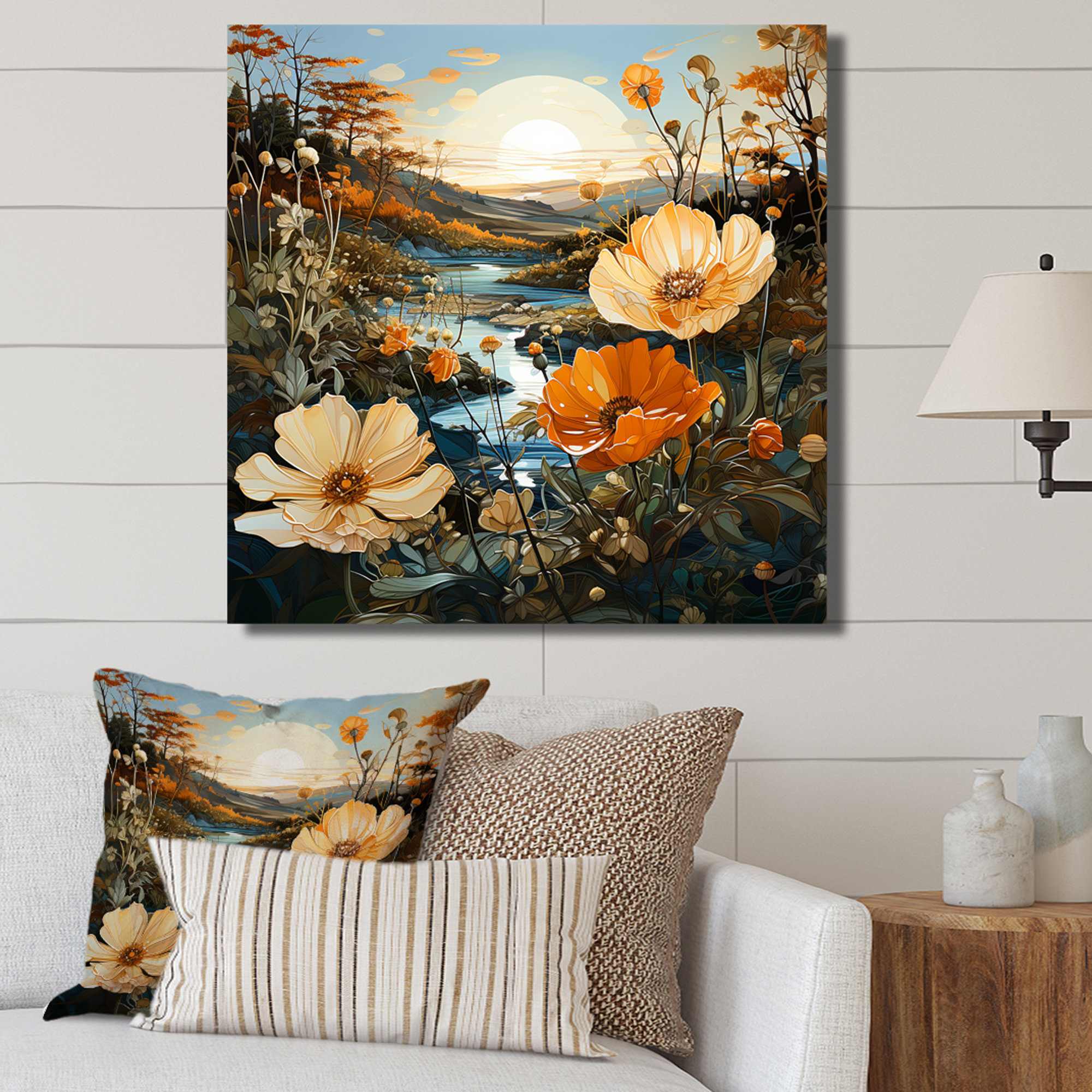 Winston Porter Radiant Sunshine Marigold Flowers I On Canvas Print ...