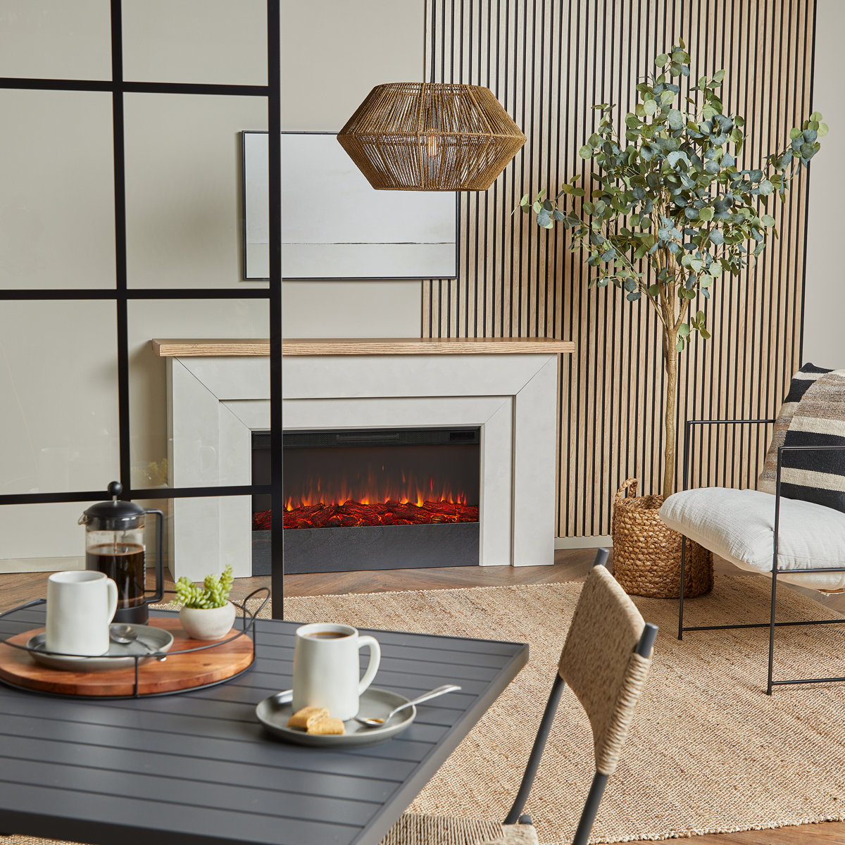 Real Flame Malie 68" Landscape Electric Fireplace by Real Flame ...