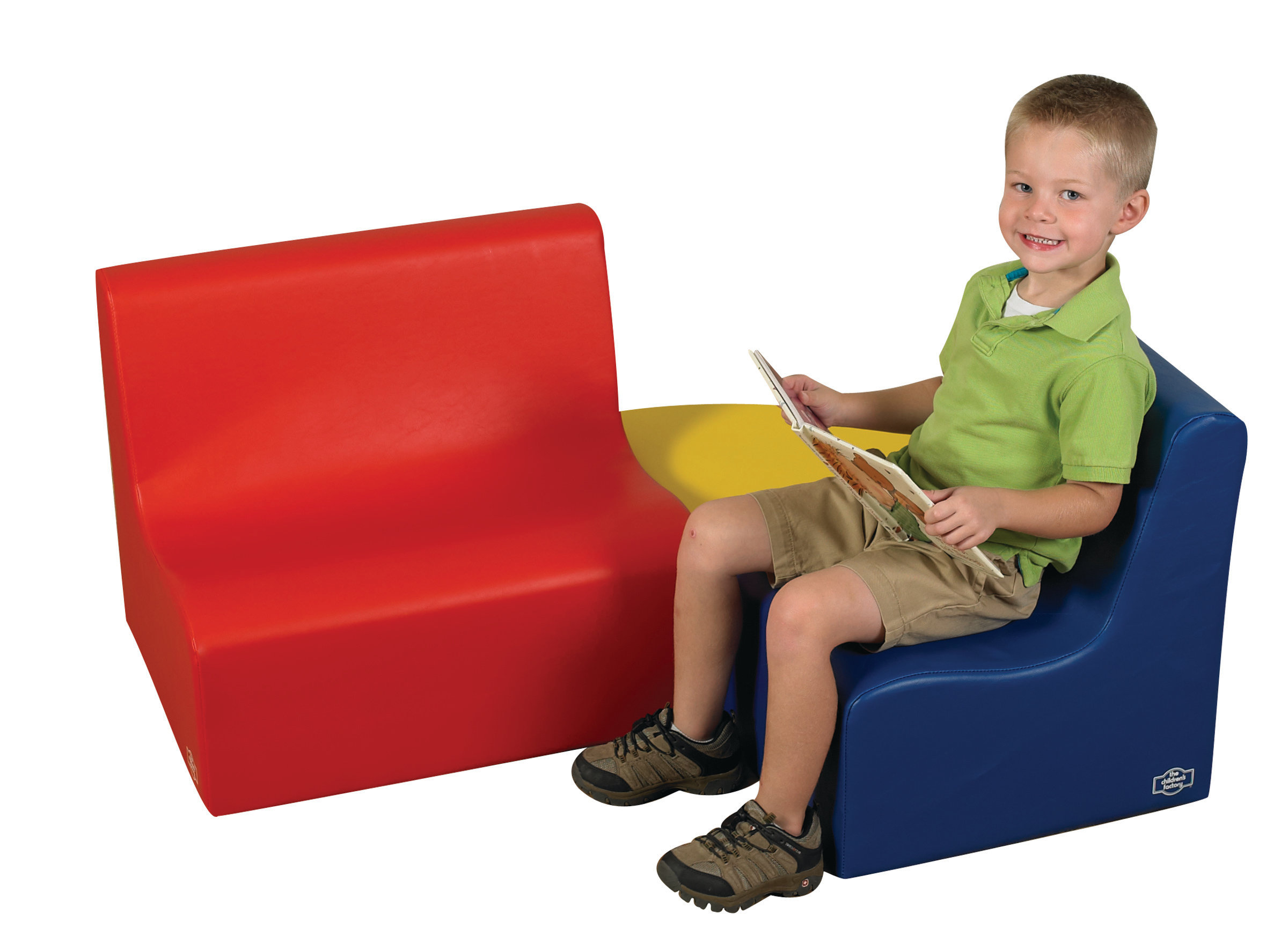 Children's Factory Medium Tot Contour Seating - 3 count - Rainbow | Wayfair