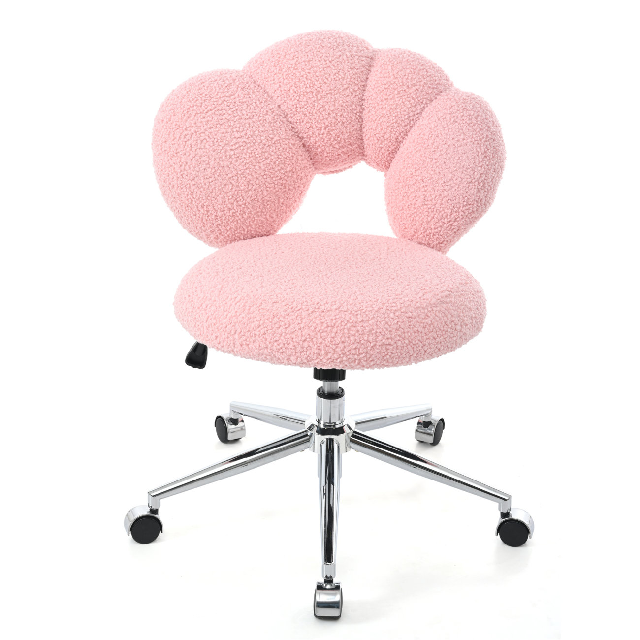 Latitude Run® Armless Desk Chair Swivel Desk Chair,Cute Desk Chair ...