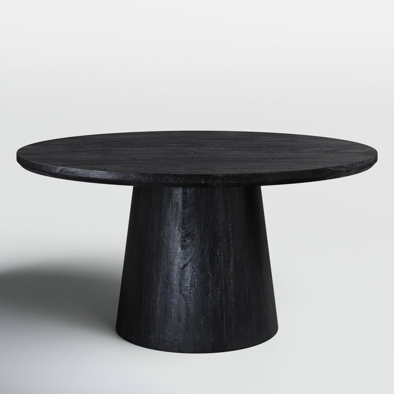 Birch Lane™ Spataro Mango Solid Wood Pedestal Dining Table & Reviews ...