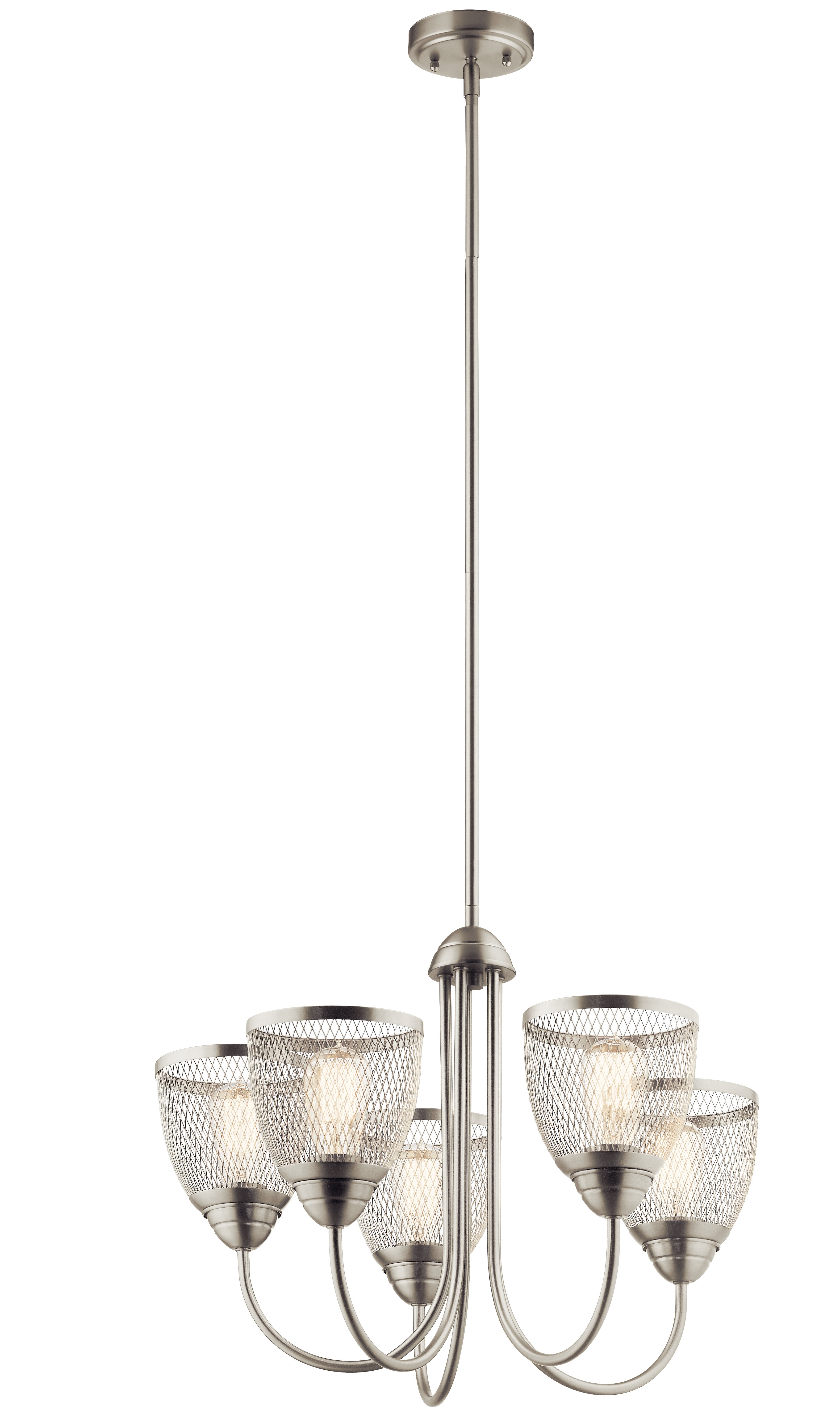 DecorbyHannah Voclain 5 - Light Shaded Classic Chandelier | Wayfair