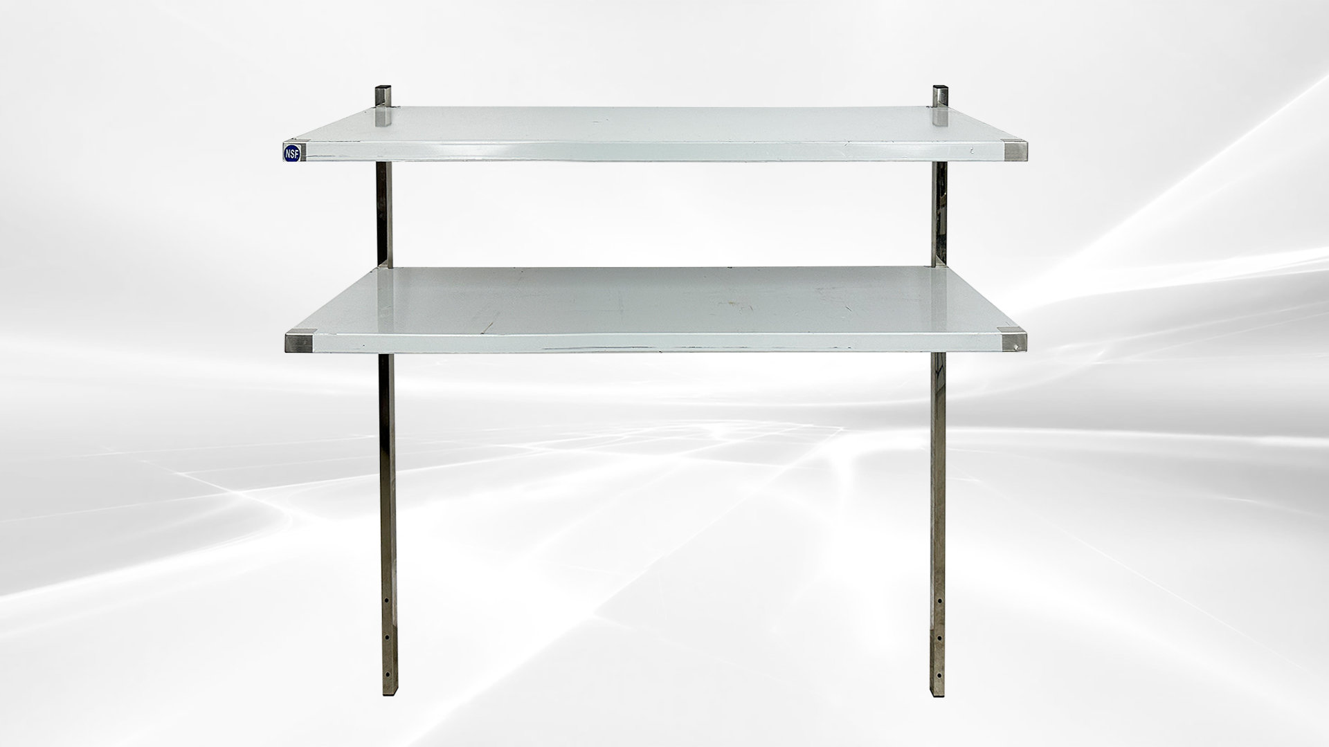 Cooler Depot NSF 47 in Two-layer Stainless Steel Shelf | Wayfair