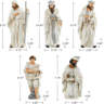 Bloomsbury Market 12 Piece Ivory Resin Nativity Figurines Set Christmas ...