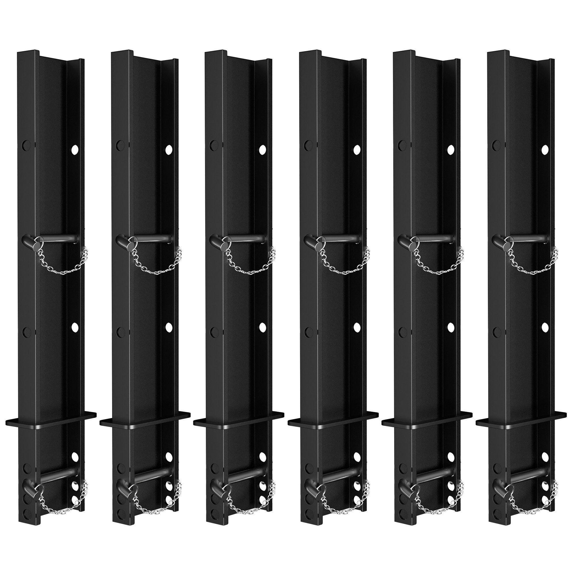 GIOTORENT Adjustable Trailer Stake Sides - Heavy-Duty Steel Load Guard ...