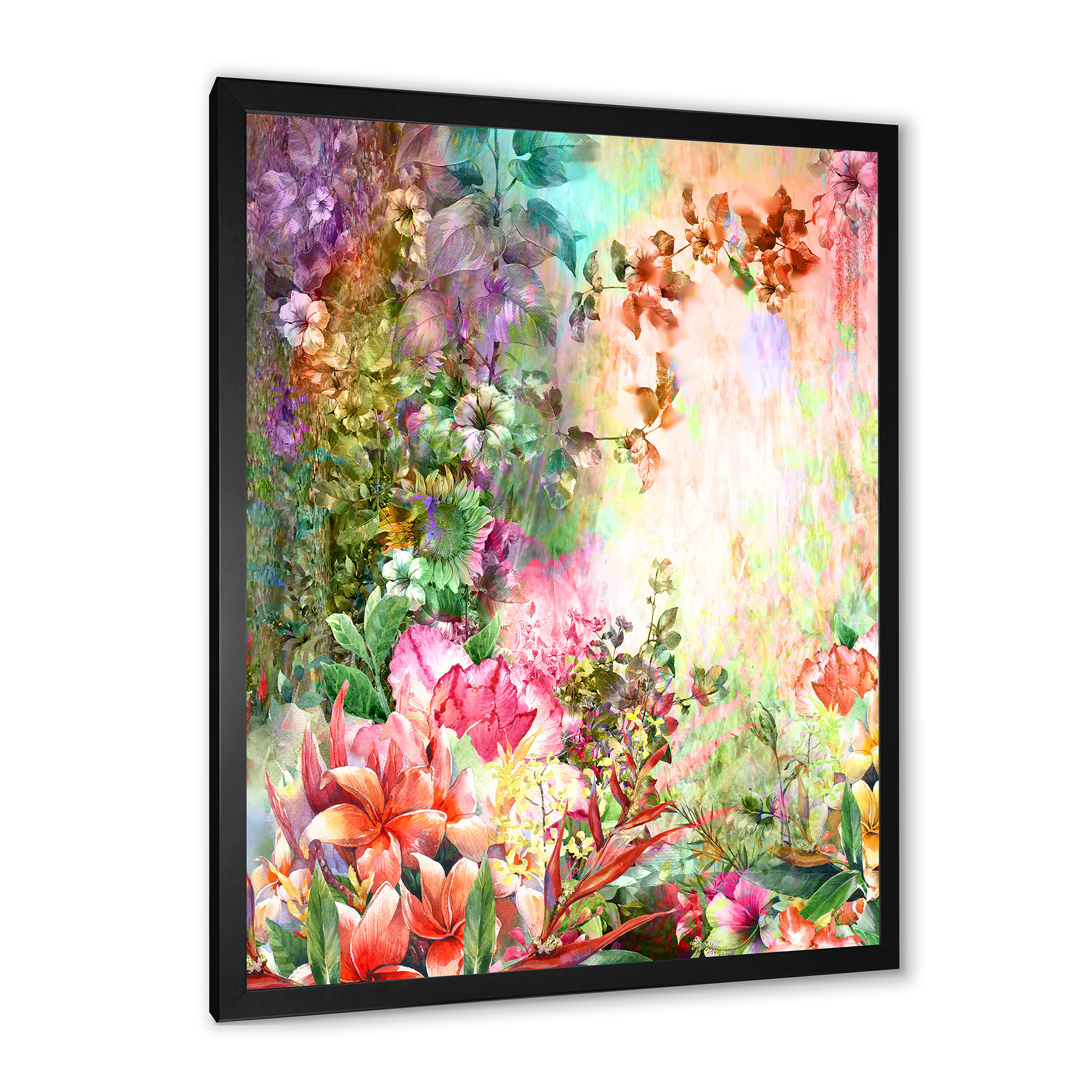 Winston Porter Modern Multi And Green Summer Garden " Modern Multi And ...