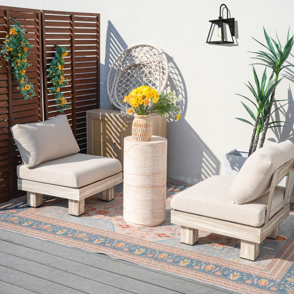 Ivy Bronx Ned Outdoor Two Person Seating Group | Wayfair