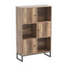 17 Stories Versatile 50 Inch bookcase with three compartments and three ...
