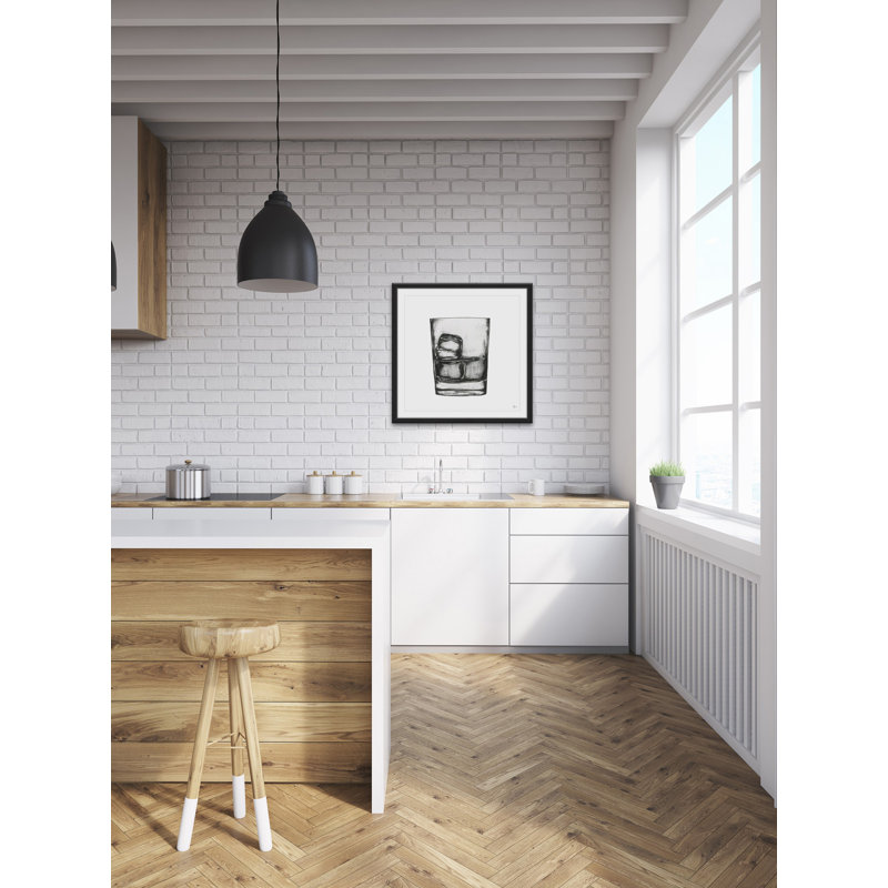 Wade Logan® Bourbon On The Rocks Framed On Paper by Eyre Tarney Print ...