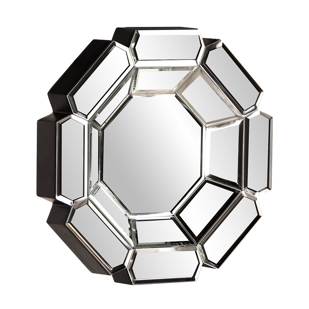 Rosdorf Park Octagonal Glass Wall Mirror "& Reviews" | Wayfair