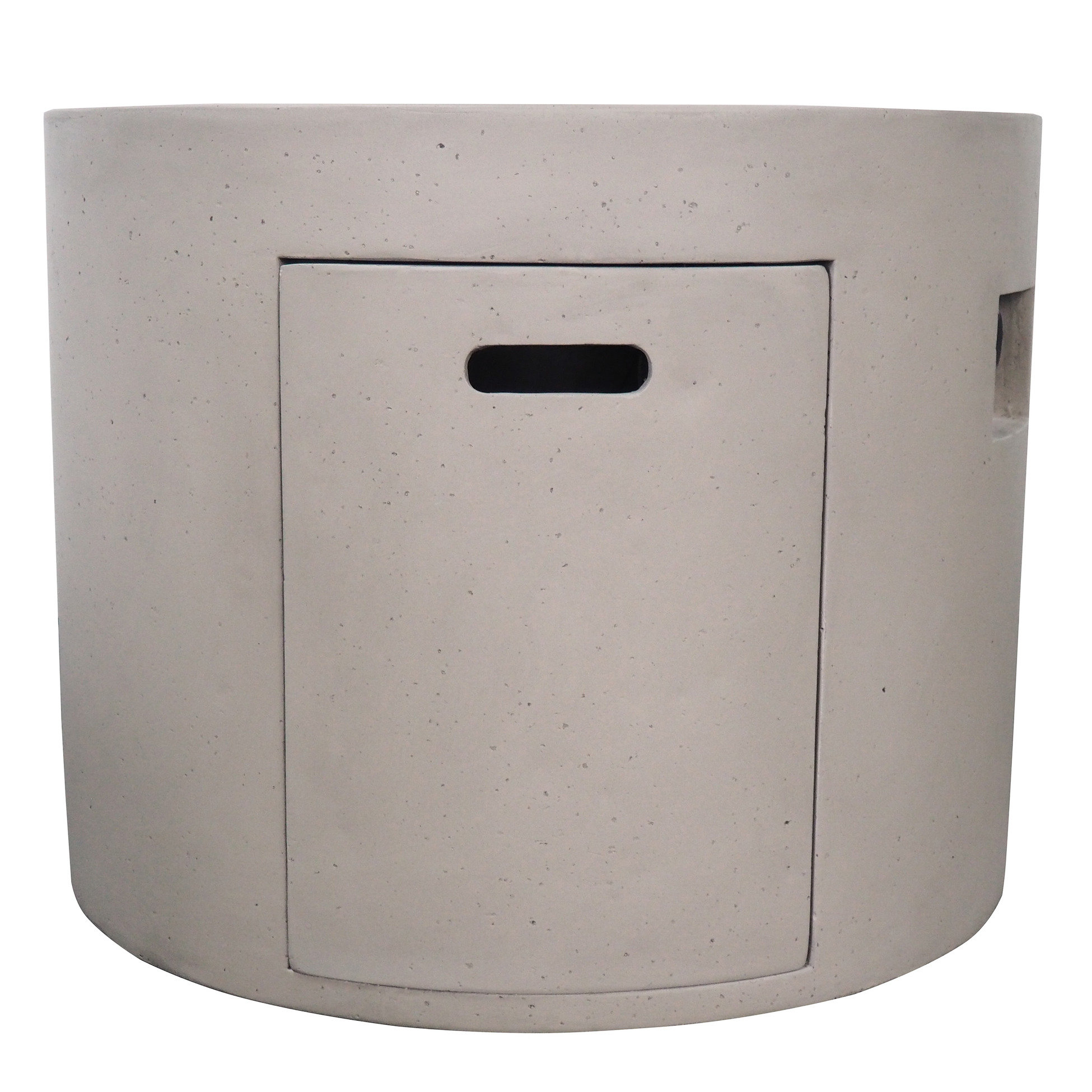 Latitude Run® 40,000 Fire Pit, 31" Round, Lightweight Concrete, Grey ...