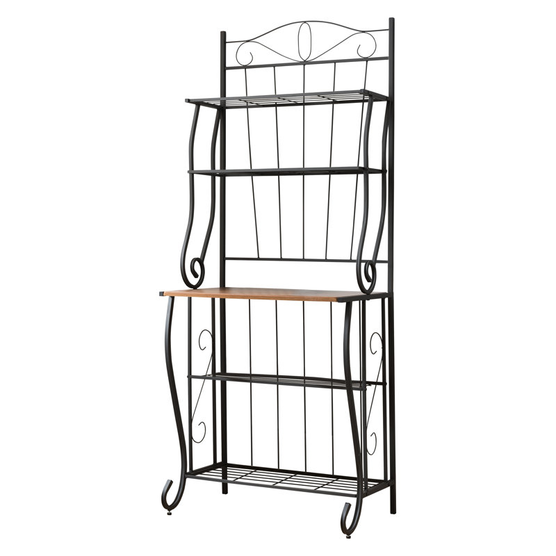 Fleur De Lis Living Cordova 5-Tier Kitchen Storage Bakers Rack ...