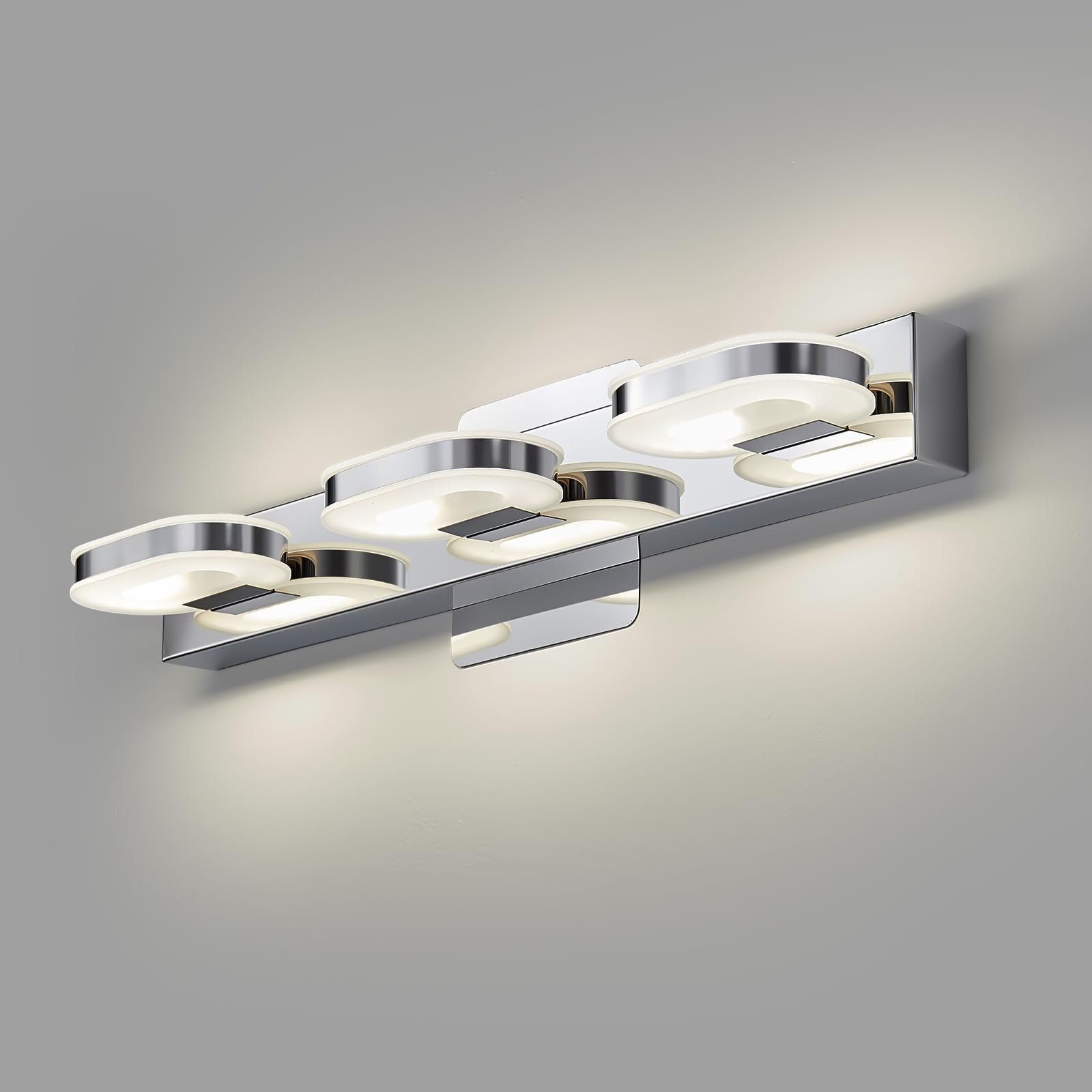 Brayden Studio® Modern LED 3 Lights Vanity Light For Bathroom 19 Inch ...