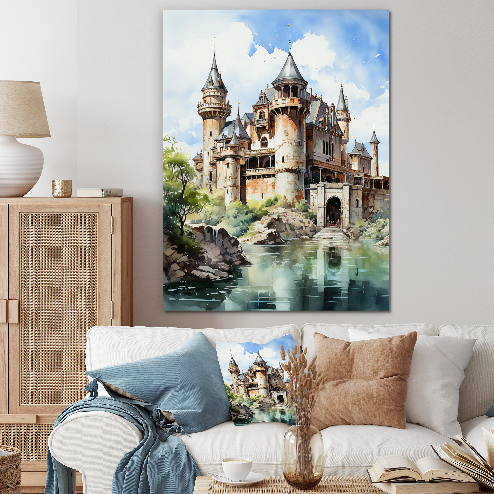 Red Barrel Studio Fortresses Majestic Guardians VI - Cityscapes Wall ...