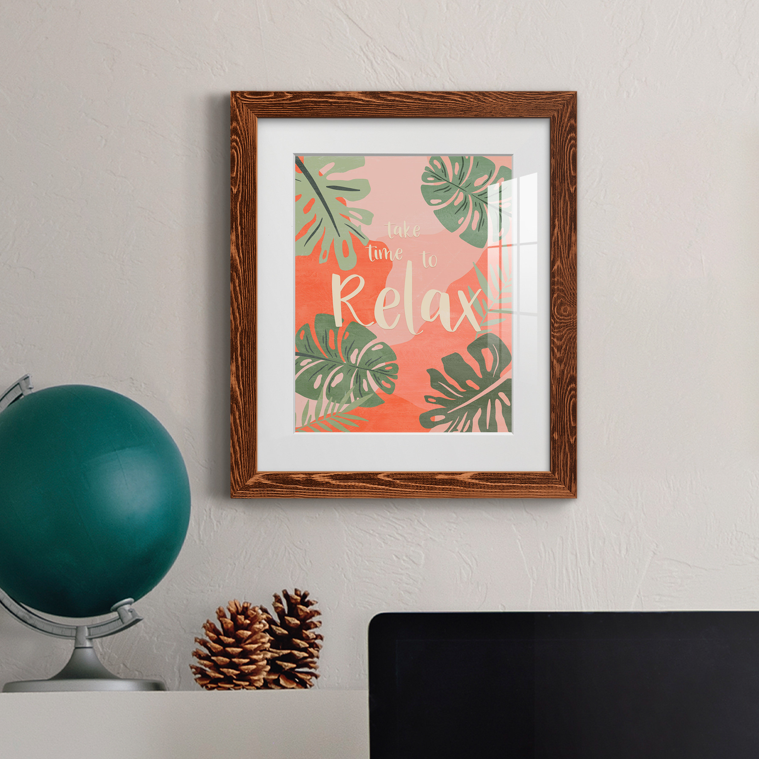 Bay Isle Home™ Take Time - Picture Frame Print | Wayfair