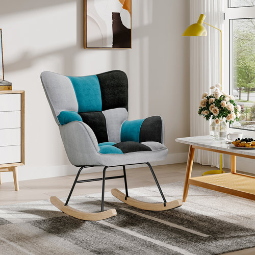 Fjørde & Co Herrera Upholstered Rocking Chair & Reviews | Wayfair.co.uk