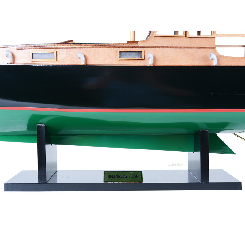 Old Modern Handicrafts Hemingway™ Pilar Fishing Boat Combo: A Model and ...