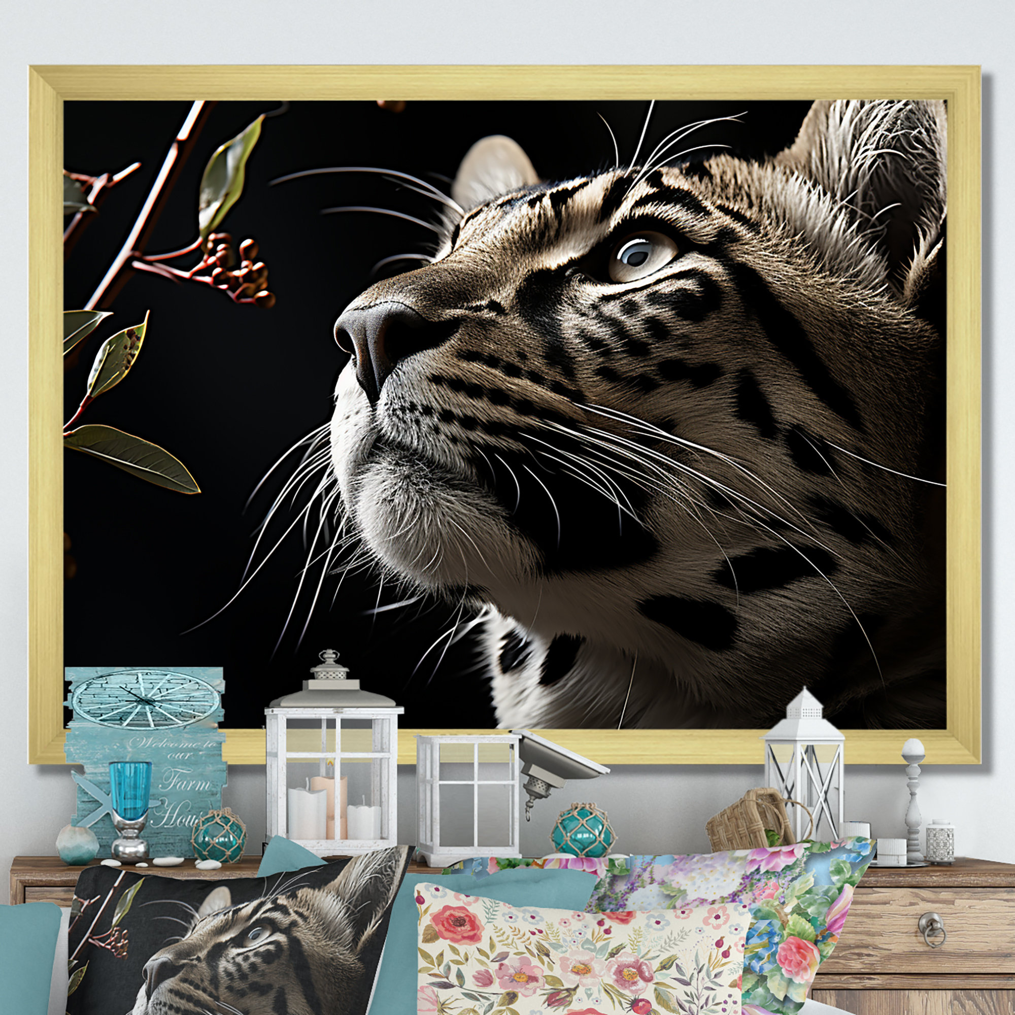 Bungalow Rose Leopard Glimpse of Shadows I - Print on Canvas - Wayfair ...