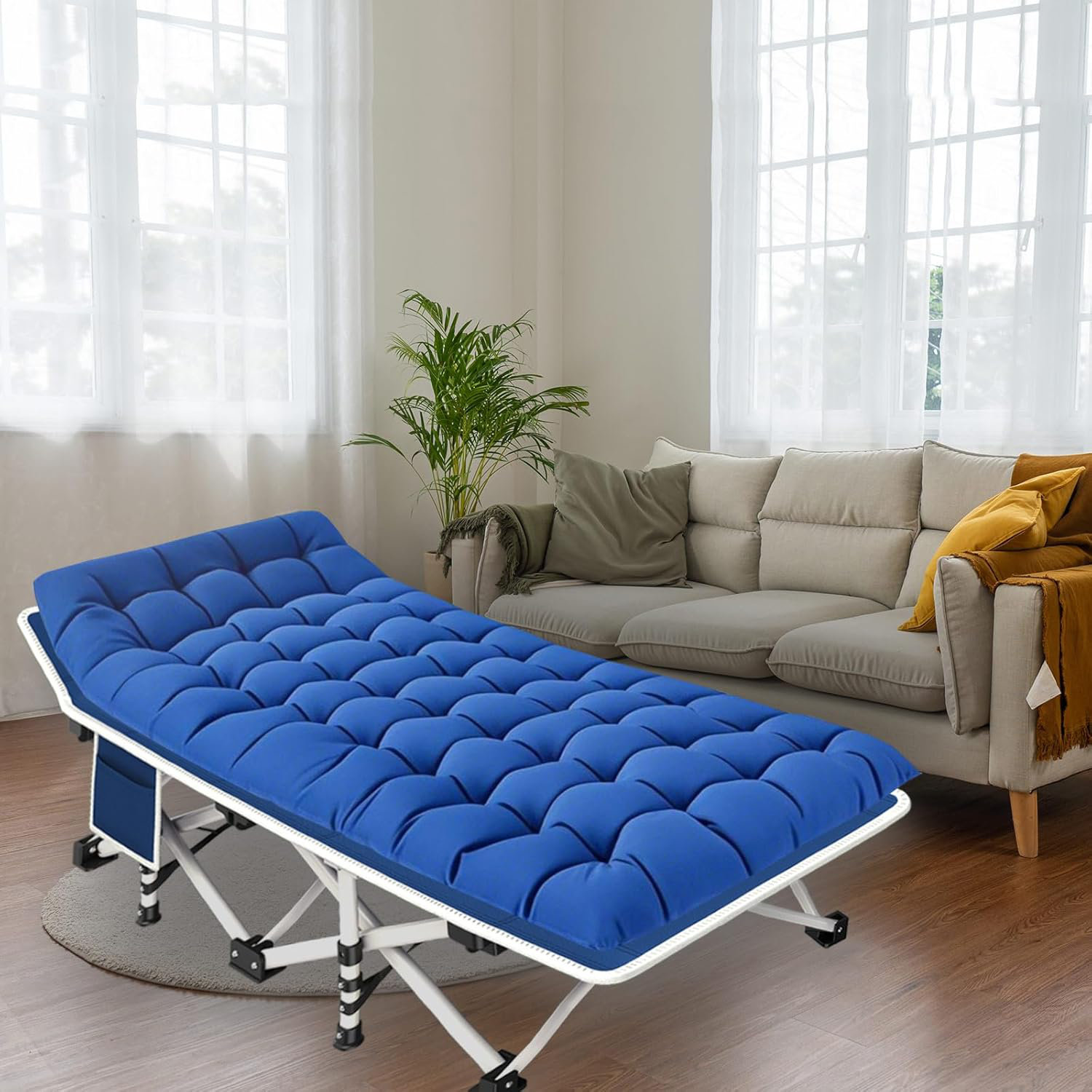 zhejiangyoumanuoguangdiangufenyouxiangongsi 2 Pack Camping Cot with ...