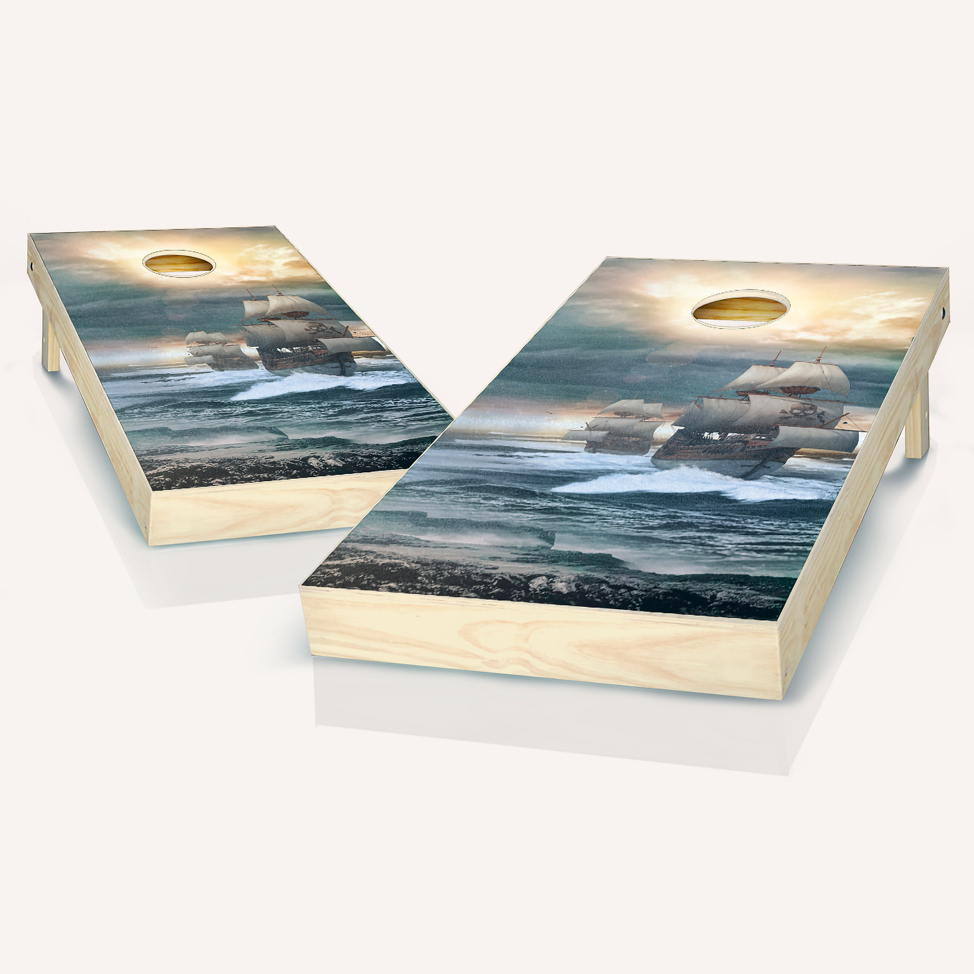 Skip's Garage Pirate Ship Cornhole Set - Wayfair Canada