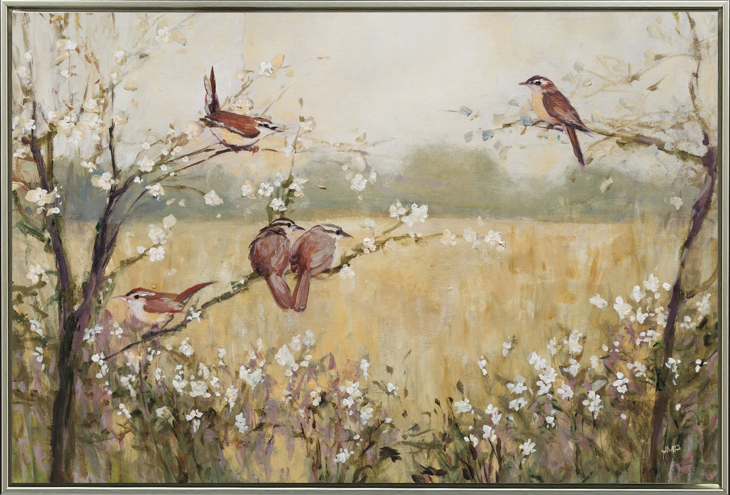 Ophelia & Co. Spring Gathering Canvas Wall Art | Wayfair