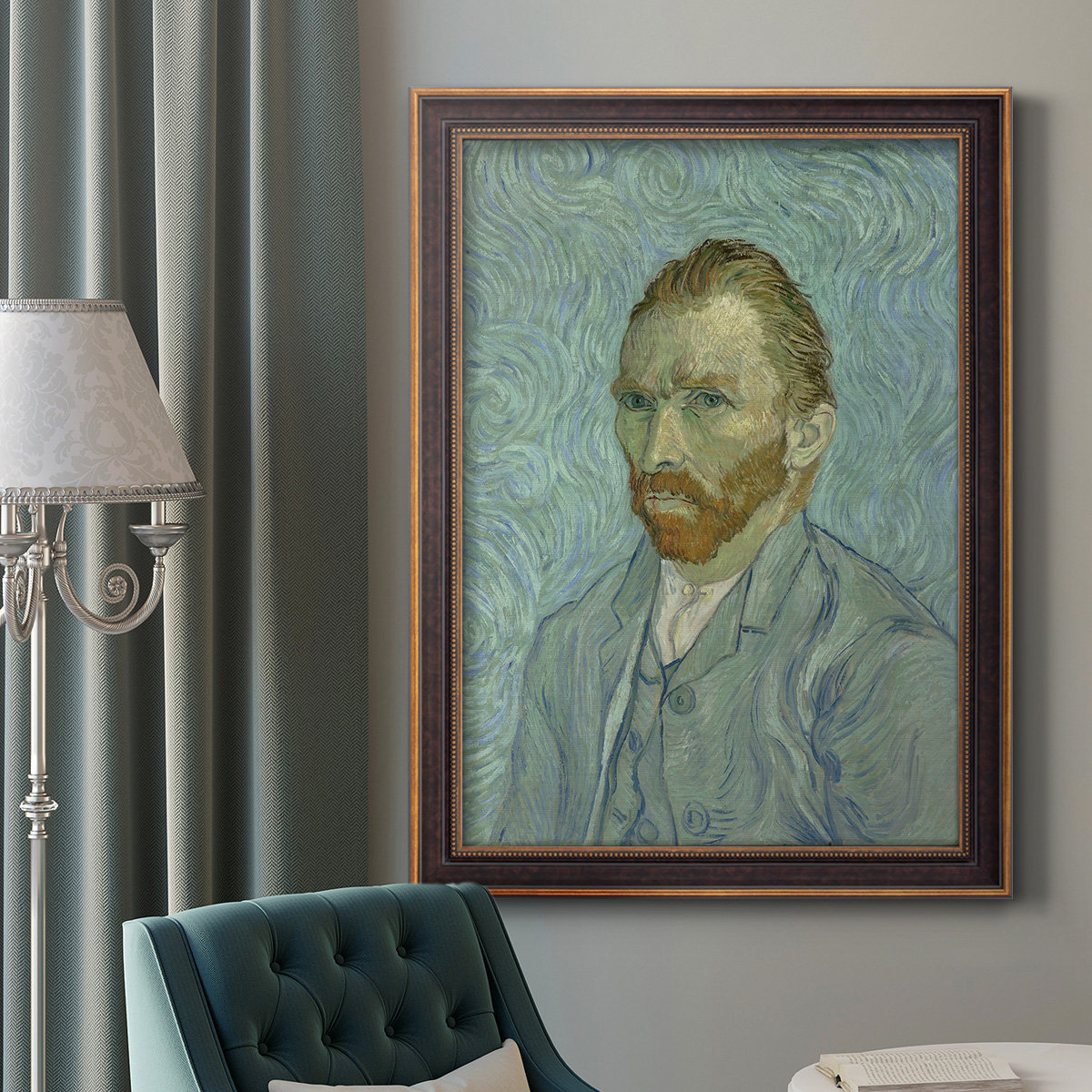 Vault W Artwork Van Gogh Self-Portrait - Picture Frame Painting on ...