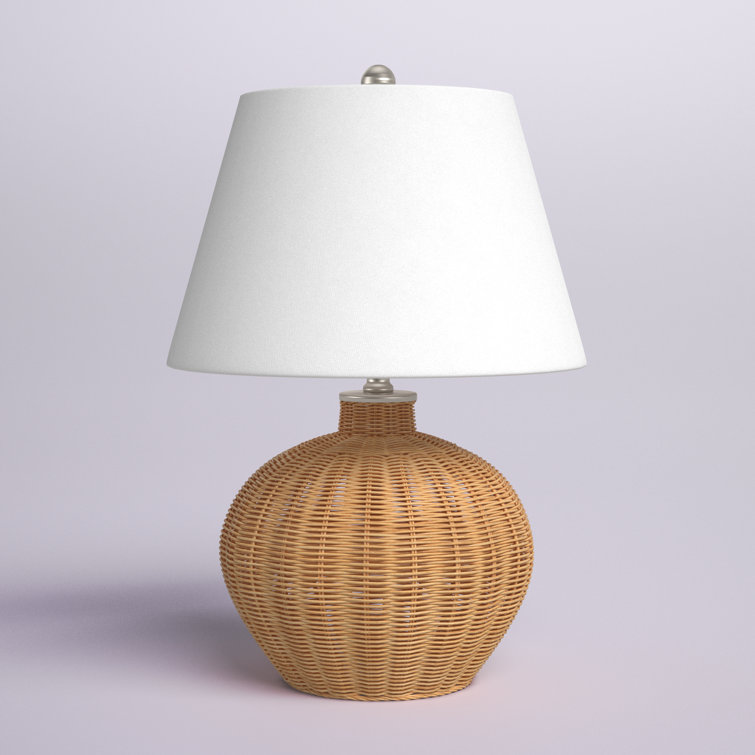 Beachcrest Home Waylon Wicker/Rattan Table Lamp & Reviews - Wayfair Canada
