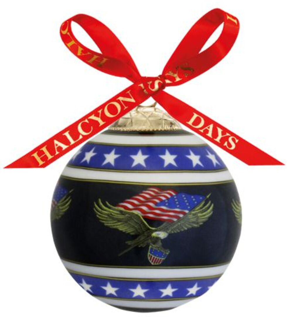 HALCYON DAYS Star Spangled Banner Ornament | Wayfair