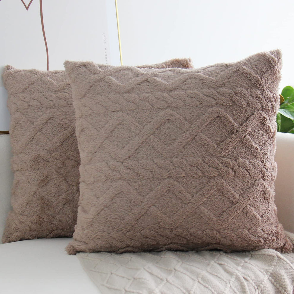 Beauty Acrylic (Covers With Inserts) Set of 2 Raised Geometric Pattern ...