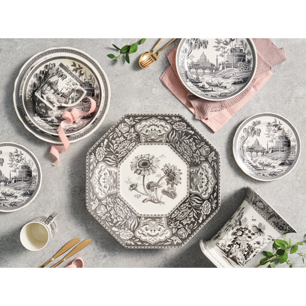 Spode Heritage Collection Octagonal Plate Rome 9.5" | Wayfair