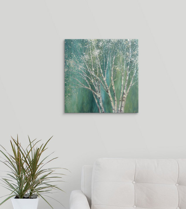 Great Big Canvas Blue Birch " Blue Birch II " by Julia Purinton ...