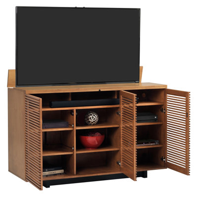 TVLIFTCABINET, Inc Linear Solid Wood TV Stand for TVs up to 65" | Wayfair