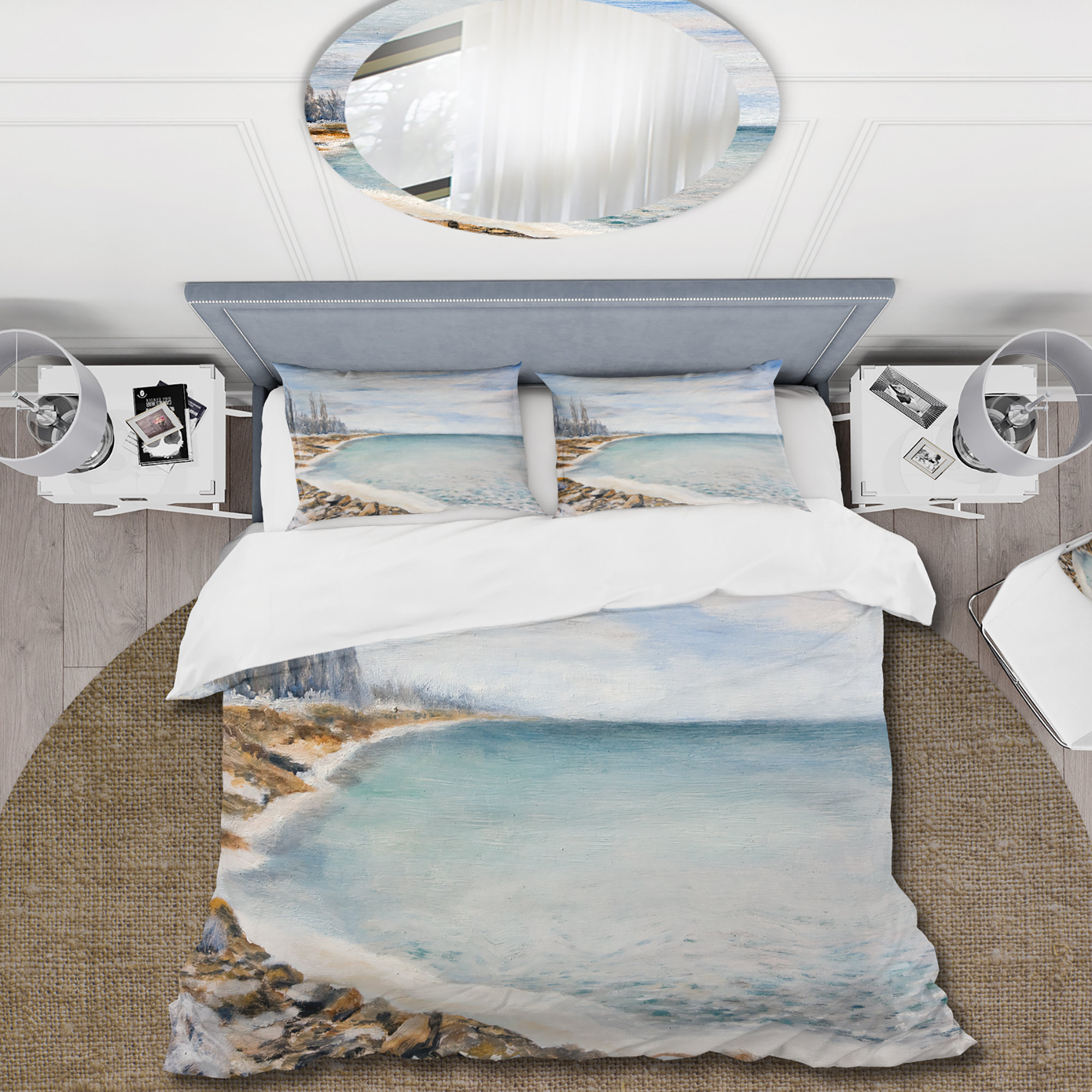 Design Art Sea Is Covered With Ice - Nautical & Coastal Duvet Cover Set ...