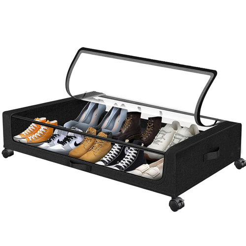 Rebrilliant Under Bed Shoe Storage Organizer Storage Box for Clothes ...