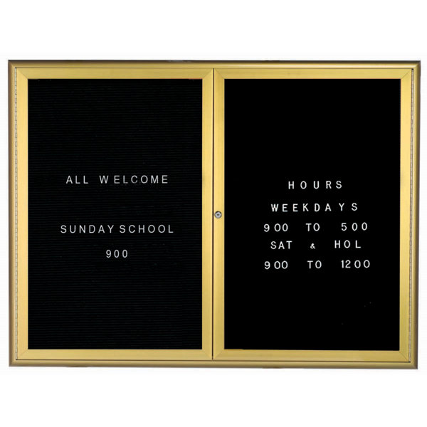AARCO Wall Felt Framed Letter Board & Reviews | Wayfair
