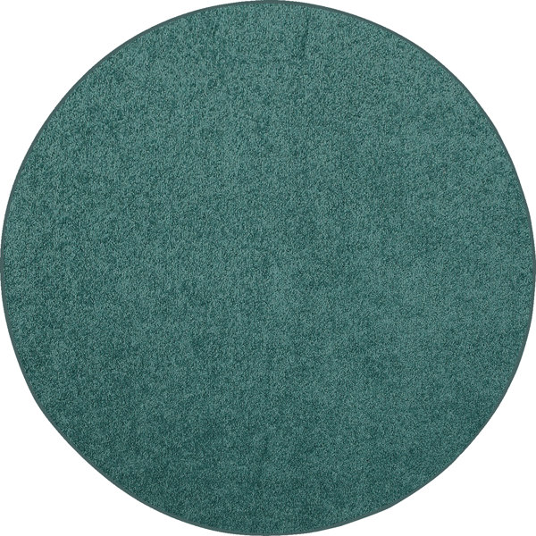 Latitude Run® Ambiant Solid Color Area Rug Teal | Wayfair