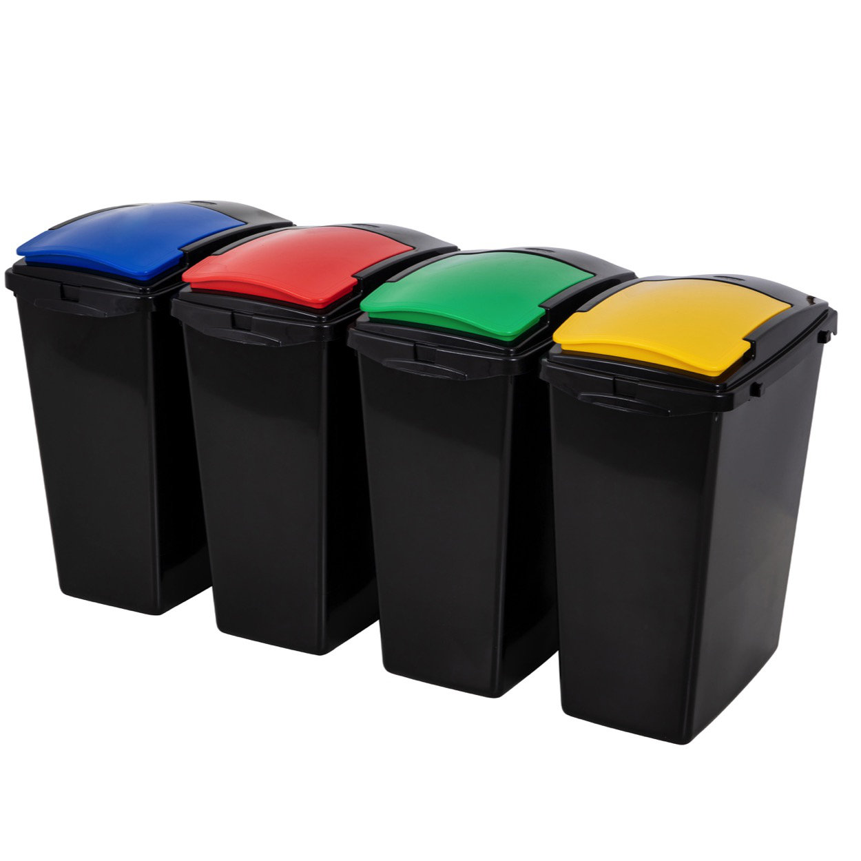 Addis Housewares Addis Plastic Outdoor Garden Recycing Waste Trash Bin ...