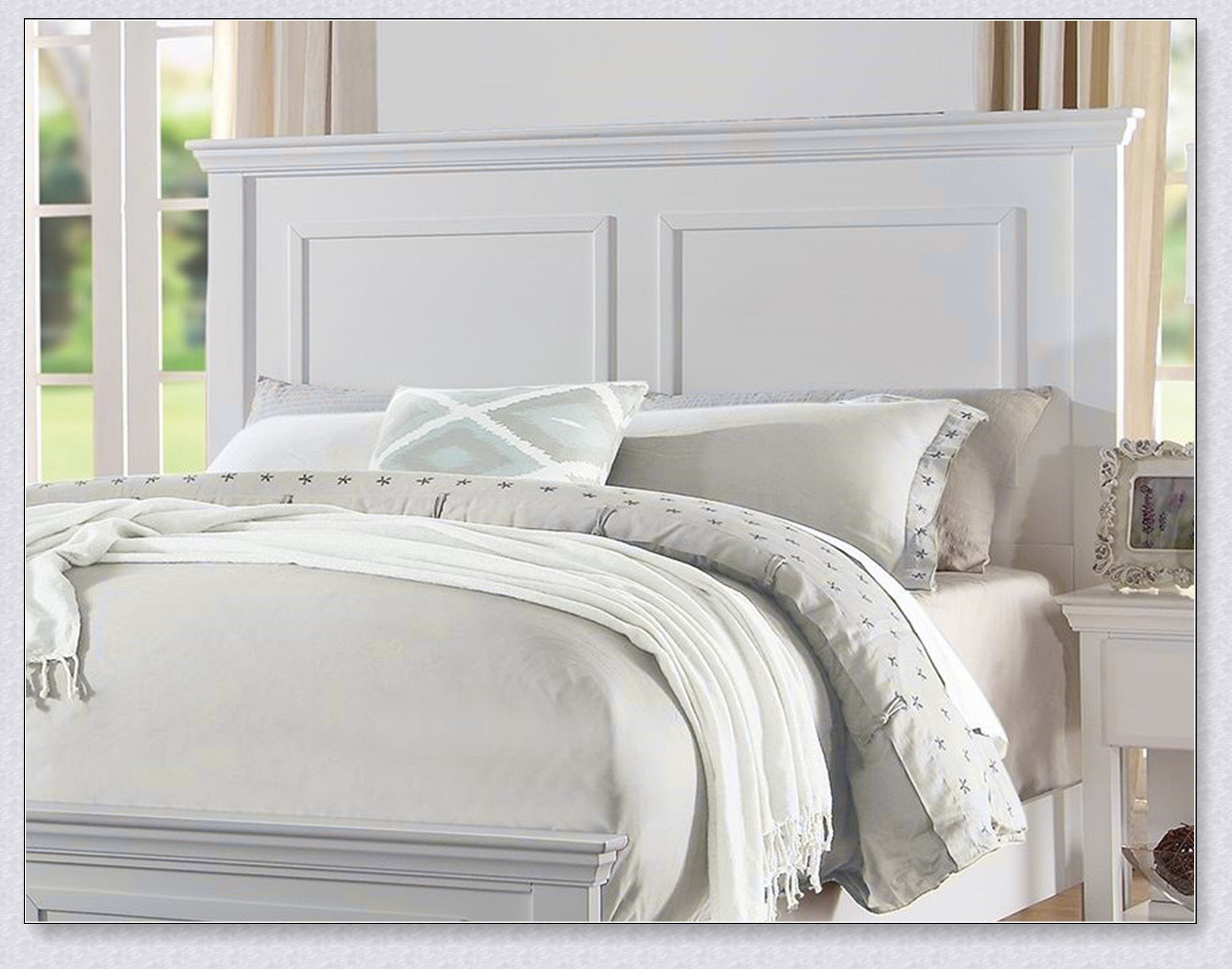 Latitude Run® Bed Bedroom Furniture High Panel Headboard Footboard ...