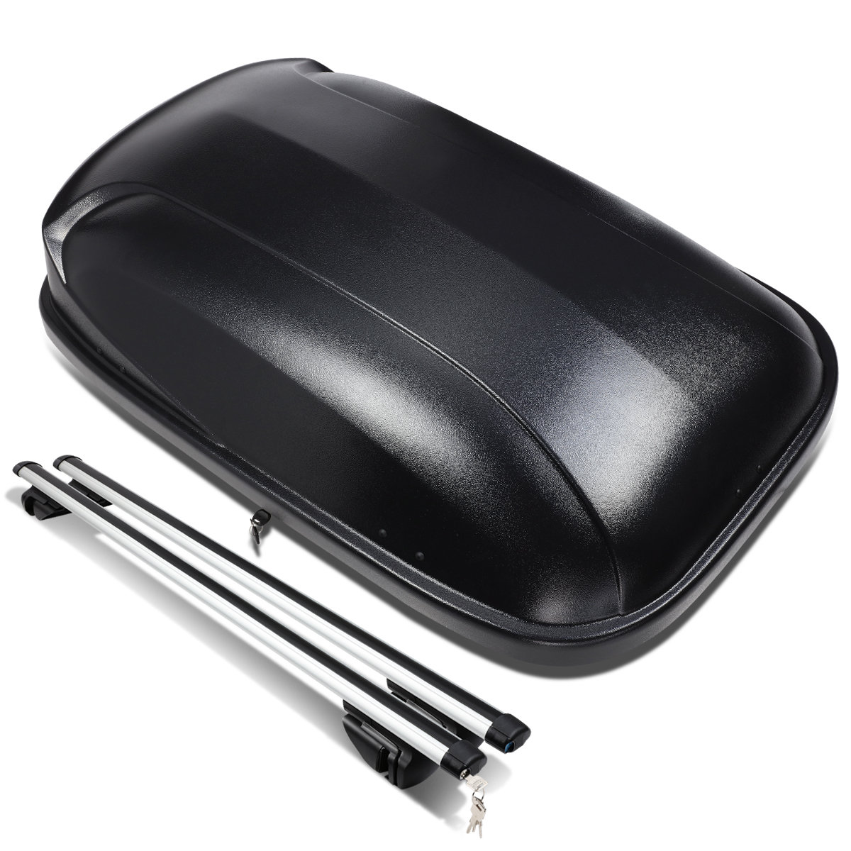 WFX Utility™ Ohanesian 120Cm Roof Rail Cross Bars and Cargo Storage Box ...