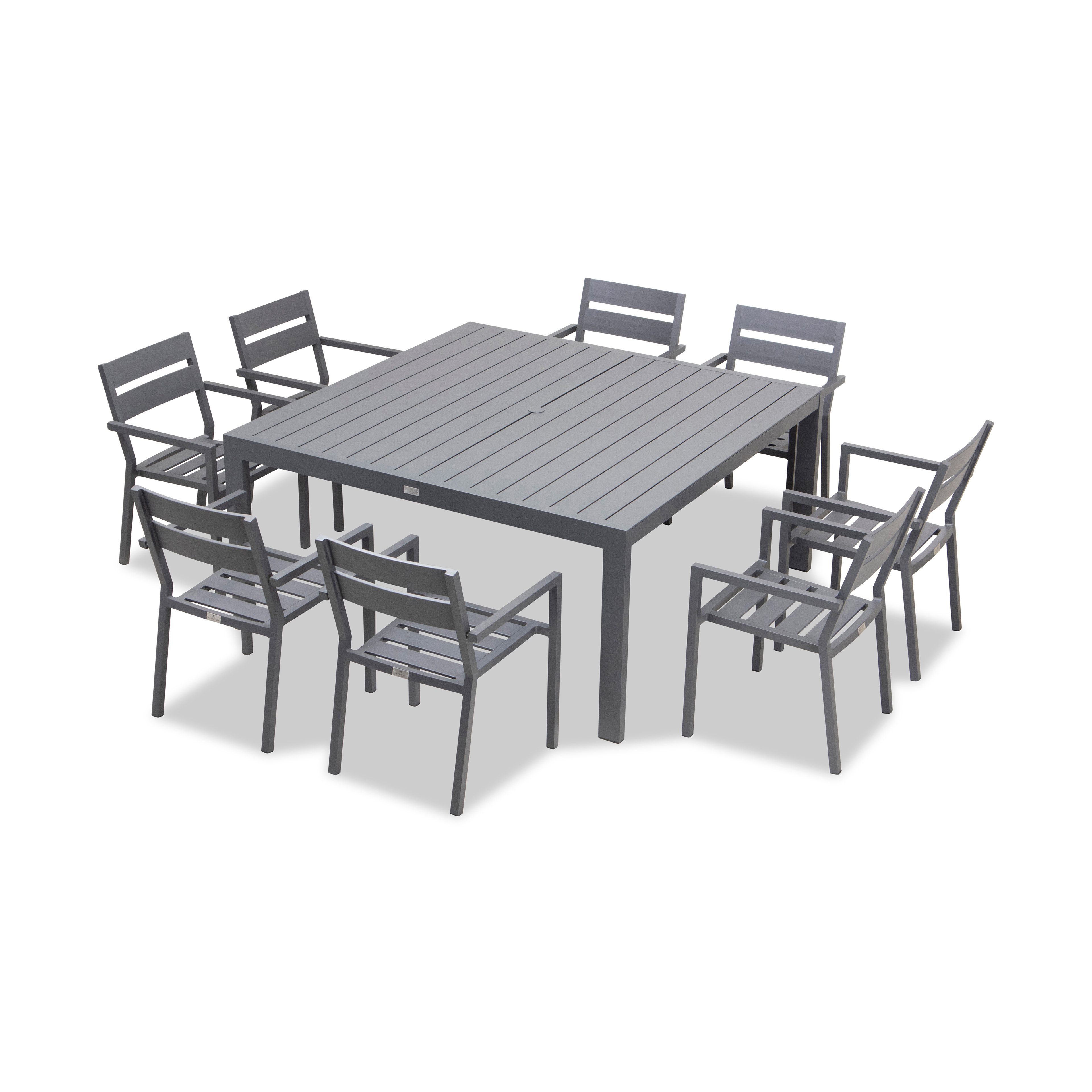Harmonia Living Pacifica Square 8 - Person 63" Long Dining Set ...