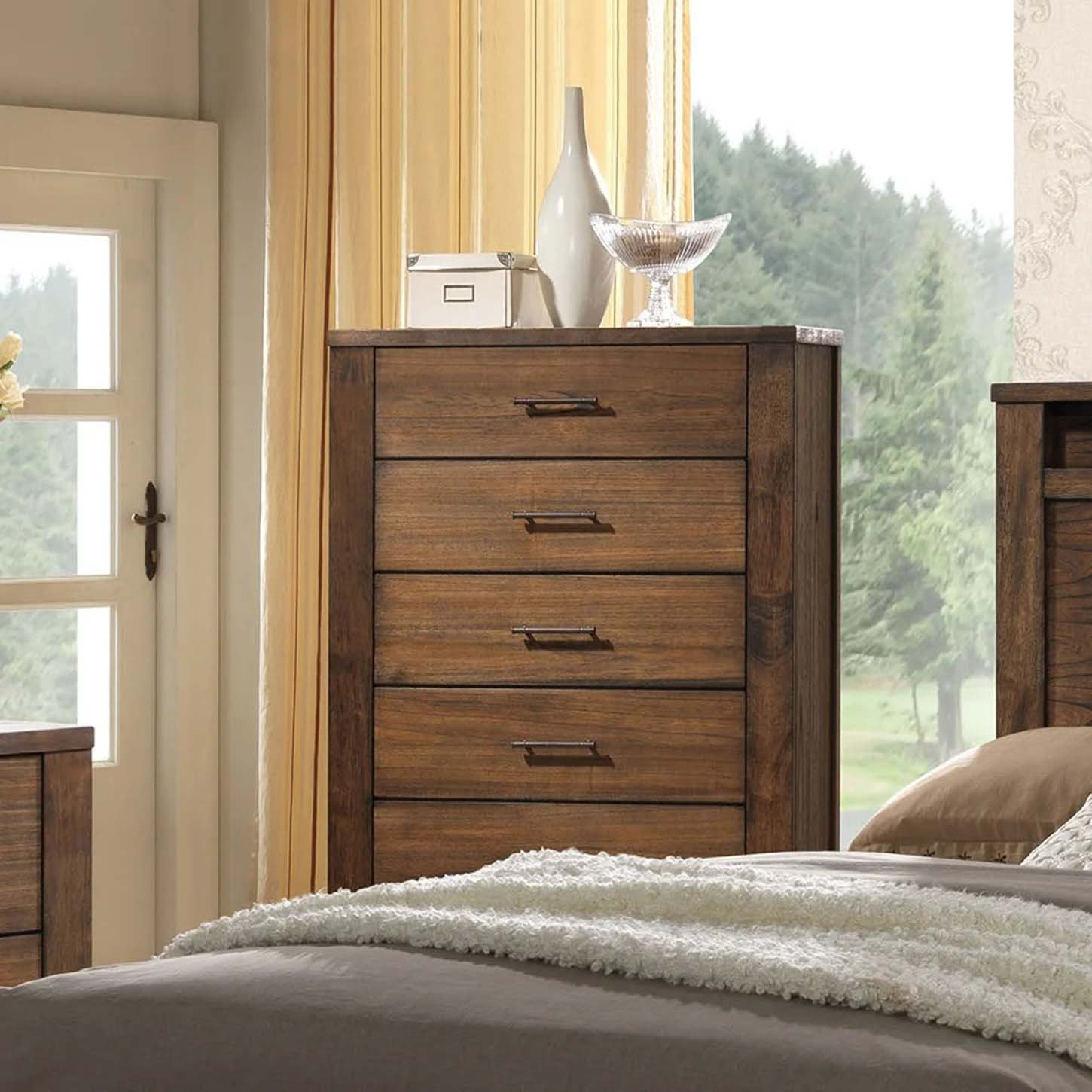 Millwood Pines Chest Of Drawers, 5X Drawers Storage Chest | Wayfair