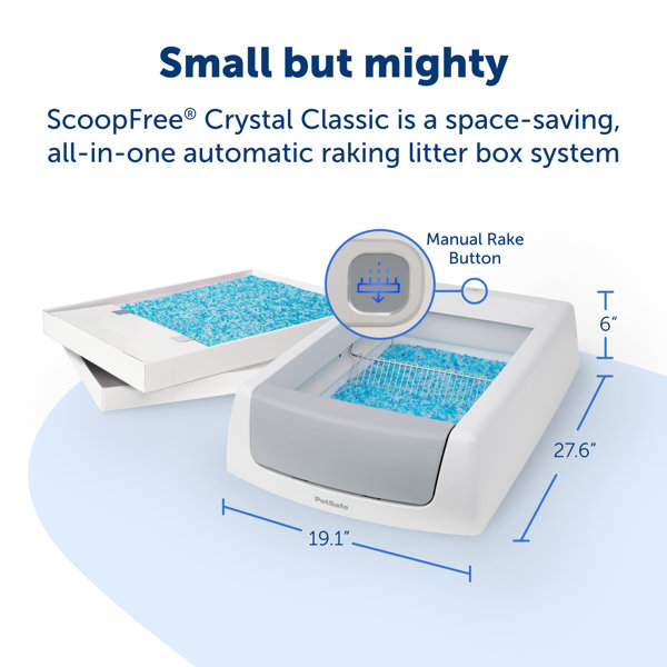 PetSafe ScoopFree Crystal Classic Self-Cleaning Litter Box & Reviews ...