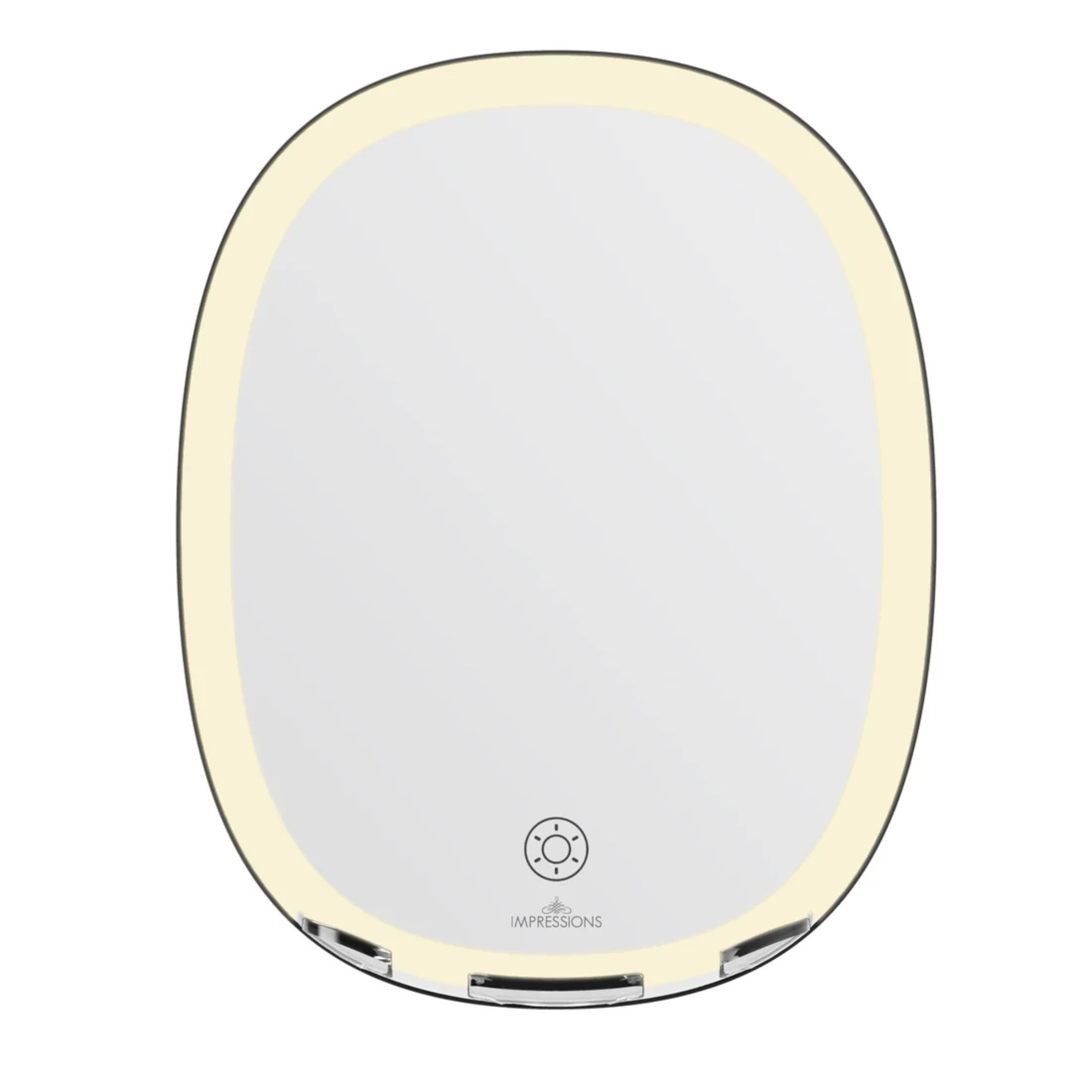 Wrought Studio™ Fedir Fogless LED Shaving Mirror for Men Scaped Tri ...