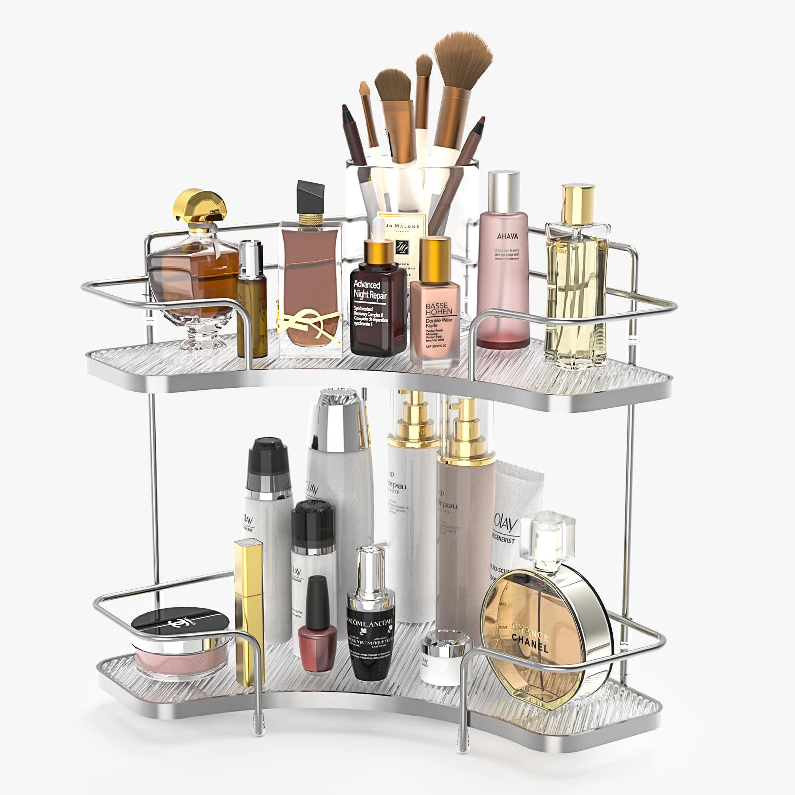 Rebrilliant Rauha Metal Makeup Organizer | Wayfair